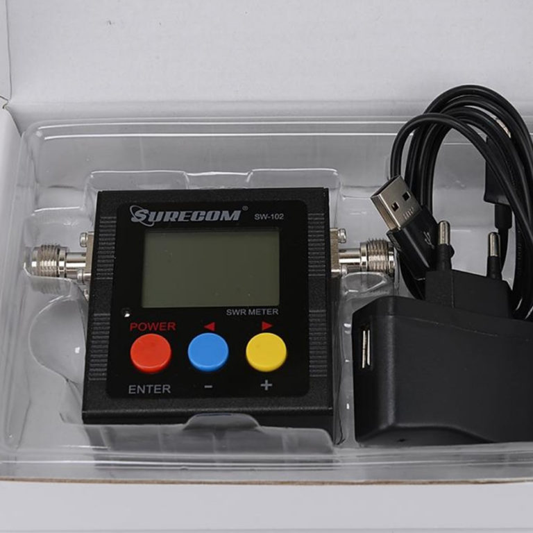 SURECOM SWR Power SW-102 SW102 VSWR 125 - 520MHz Power Meter with ...