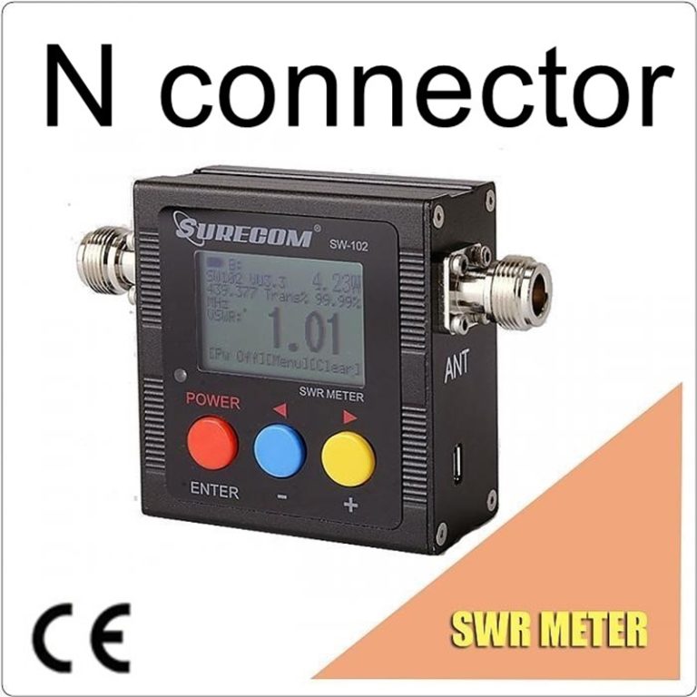 SURECOM SWR Power SW-102 SW102 VSWR 125 - 520MHz Power Meter with ...