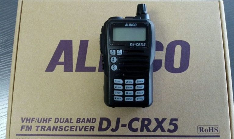 Alinco DJ-CRX5 Walkie Talkie VHF and UHF FM Transceiver