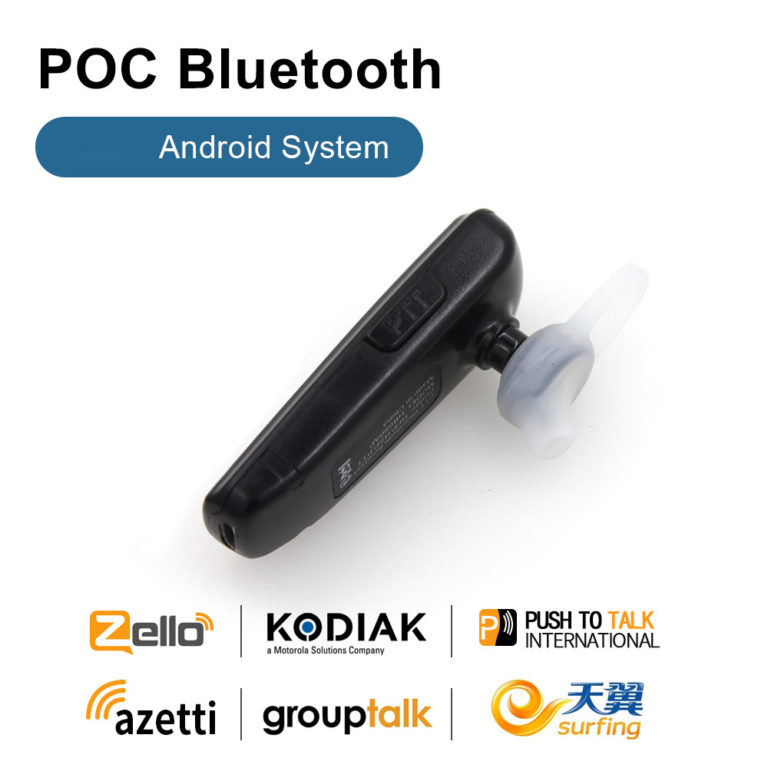 Universal Wireless Walkie Talkie K-head Bluetooth PTT Headset