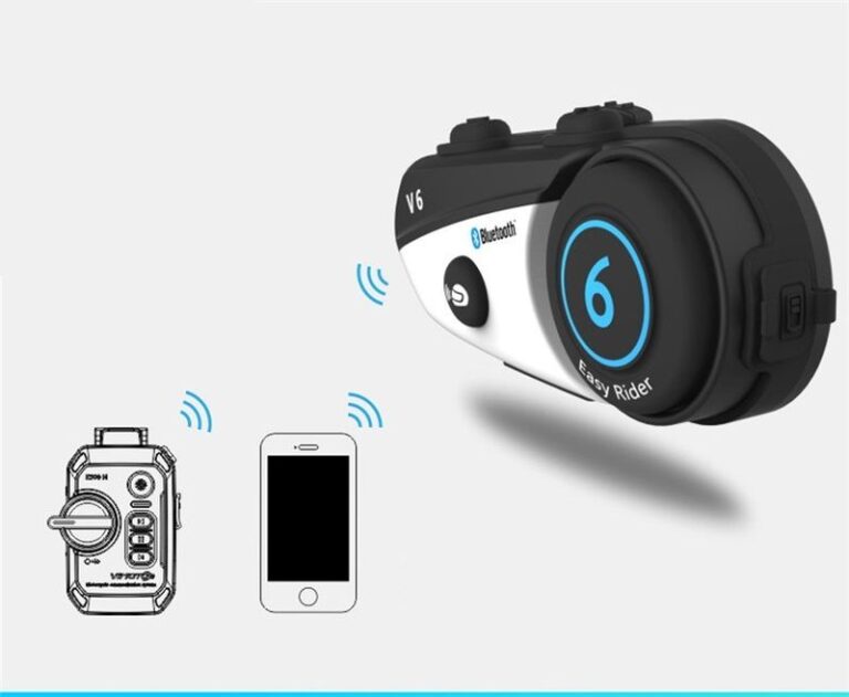 2pcs Vimoto V6 Bluetooth Headphone Wireless Intercom English version