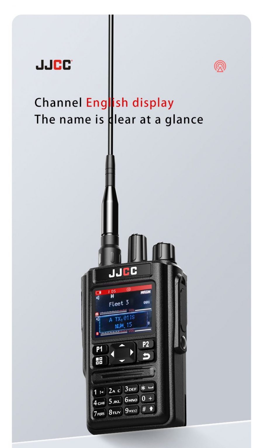 JJCC JC-8629 High Power GPS Bluetooth Radio Multi-frequency Walkie Talkie