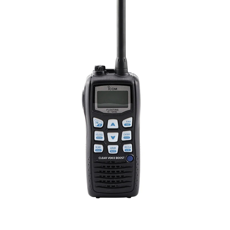 ICOM IC-M36 6W 10KM IPX7 Floating VHF Marine Walkie Talkie Handheld ...