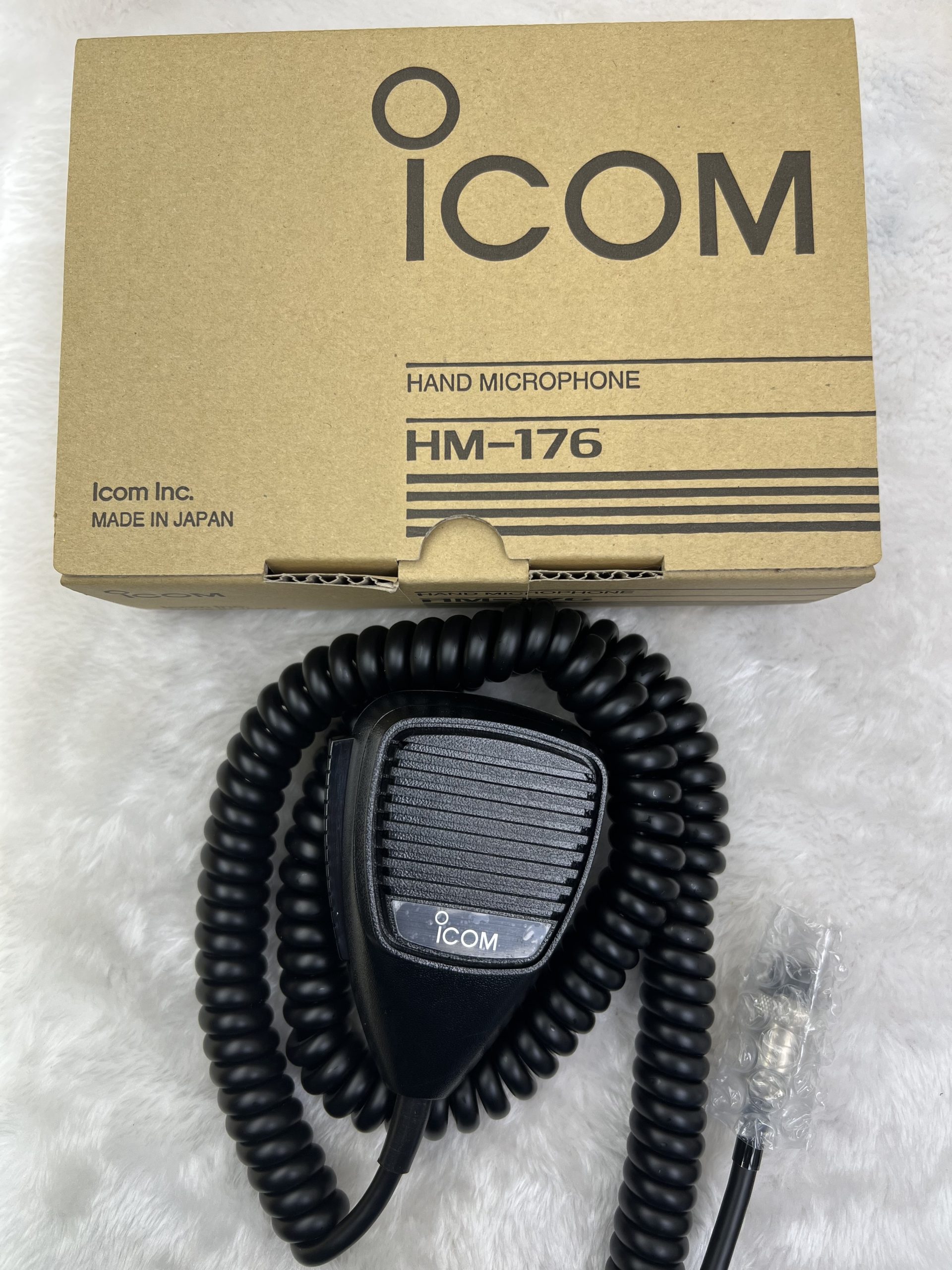 HM-176 Original PTT Microphone ICOM IC-A210/A220 Aviation Radio Speaker ...