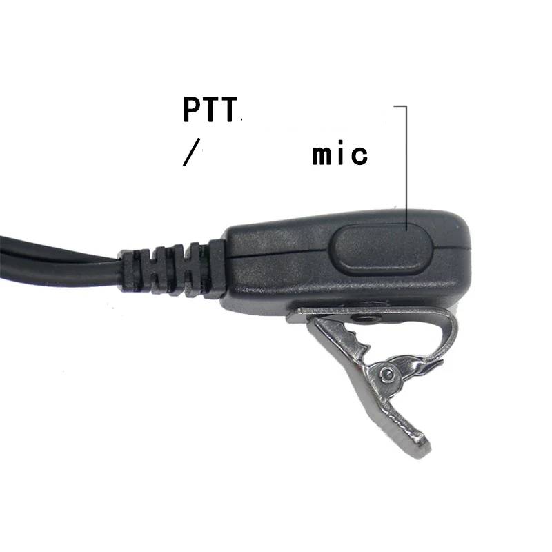Air Duct Headset For ICOM A25CE A25N A24 Walkie Talkie Earphones