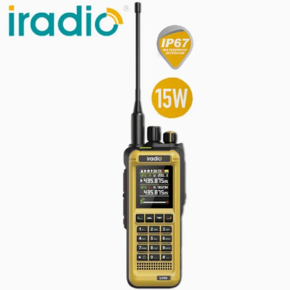 Iradio UV-99 Multicolor 15W Multi-bands AM FM IP67 Waterproof Handheld ...